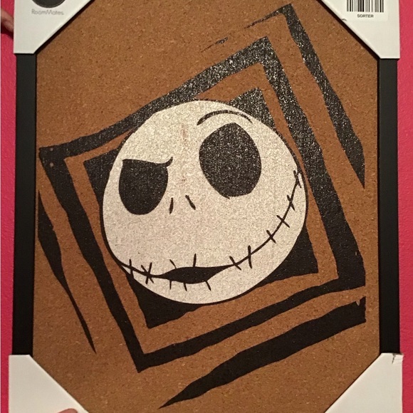 Nightmare Before Christmas | Office | Nwt Htf Nbc Jack Face Cork Board ...